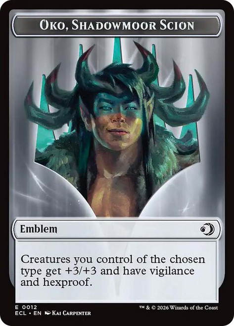{Elk Token} // {Oko, Shadowmoor Scion Emblem} | Lorwyn Eclipsed | Star ...