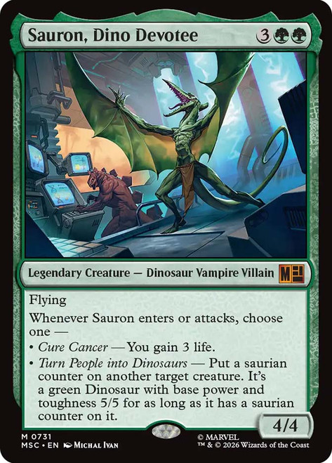 Sauron, Dino Devotee | Marvel Super Heroes Commander | Star City Games