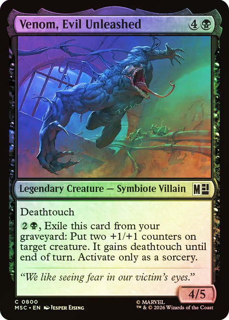 Venom, Evil Unleashed | Marvel Super Heroes Commander | Star City Games