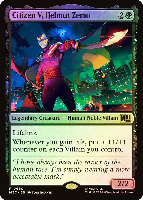 Citizen V, Helmut Zemo | Marvel Super Heroes Commander | Star City Games