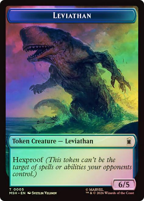 {Food Token} // {Leviathan Token} | Marvel Super Heroes | Star City Games