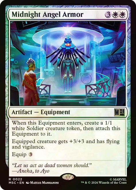Midnight Angel Armor | Marvel Super Heroes Commander | Star City Games
