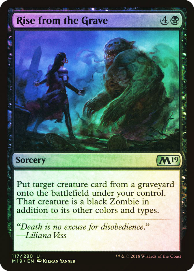 Magic The Gathering Magic: The Gathering – Open The Graves Card – Core ...