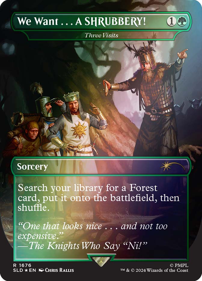 bring me a shrubbery quest