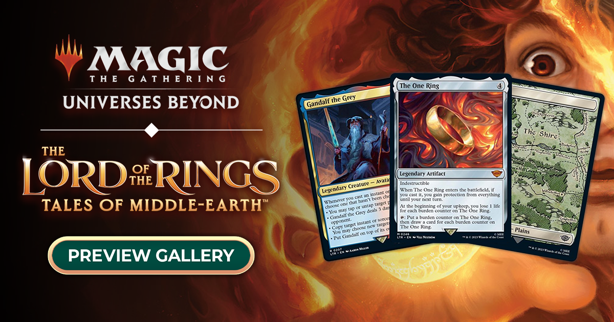 The Lord Of The Rings Tales Of Middle Earth Spoilers Teasers Leaks Previews And Card Lists