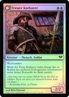 Loyal Cathar // Unhallowed Cathar | Dark Ascension - German | Star City ...