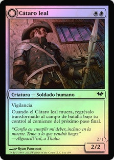 Loyal Cathar // Unhallowed Cathar | Dark Ascension - Spanish | Star ...