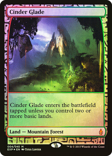 Cinder Glade (Full Art) | Masterpiece Series: Zendikar Expeditions ...
