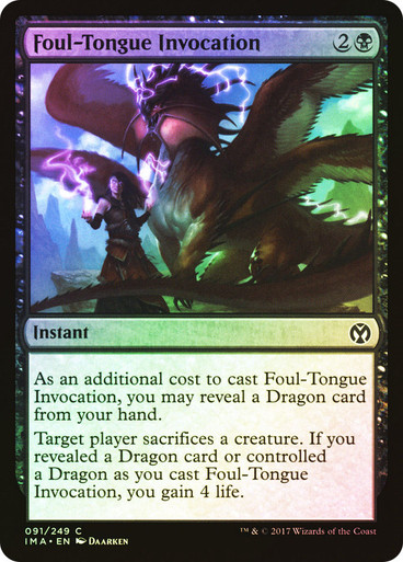 Foul-Tongue Invocation | Iconic Masters | Star City Games