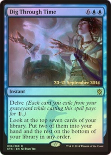 Dig Through Time (Prerelease) (Khans of Tarkir) | Promo: Date Stamped ...
