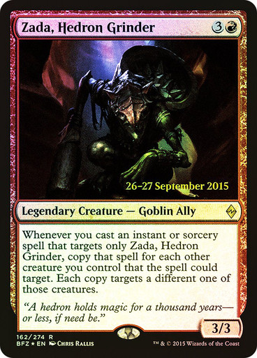 Zada, Hedron Grinder (Prerelease) (Battle for Zendikar) | Promo: Date ...