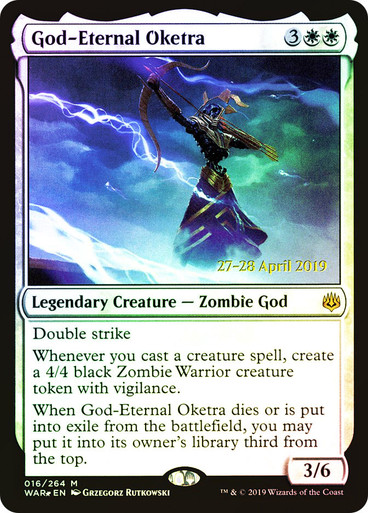 God-Eternal Oketra (Prerelease) (War of the Spark) | Promo: Date ...