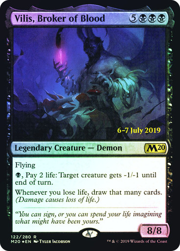 Vilis, Broker of Blood (Prerelease) (Core Set 2020) | Promo: Date ...