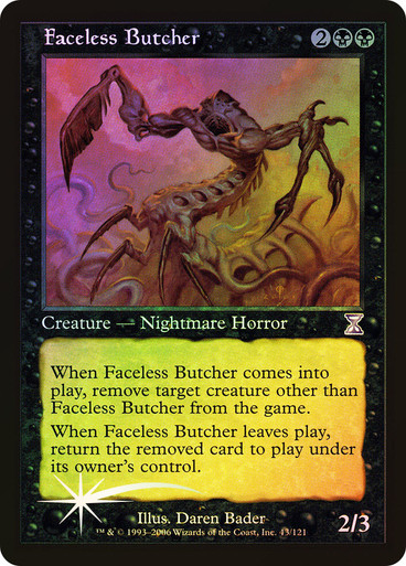 Faceless Butcher | Time Spiral - Timeshifted | Star City Games