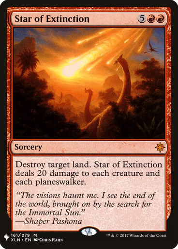 Star of Extinction | Mystery Booster / The List | Star City Games