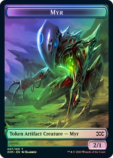 {Myr Token} (2/1) // {Ooze Token} | Double Masters | Star City Games