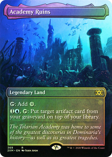 Academy Ruins (Borderless) | Double Masters - Variants | Star City Games