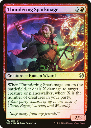 Thundering Sparkmage | Zendikar Rising | Star City Games