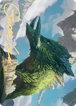 {Yasharn, Implacable Earth Art Card} (Signed) | Art Series: Zendikar ...