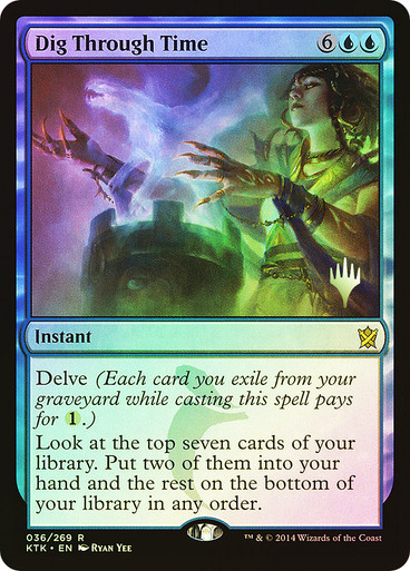 Dig Through Time (Promo Pack) (Khans of Tarkir) | Promo: Planeswalker ...