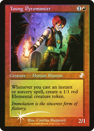 Young Pyromancer (Retro Frame) | Time Spiral Remastered - Timeshifted | Star City Games