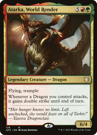 Atarka, World Render | Adventures in the Forgotten Realms Commander ...
