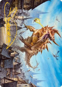 {The Tarrasque Art Card} // {Tarrasque Stat Card} (Signed) | Art Series ...