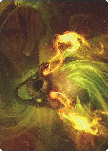 {Flameskull Art Card} // {Flameskull Stat Card} | Art Series ...