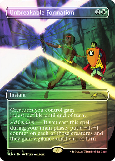 Unbreakable Formation (Secret Lair) (Borderless) | Promo: General ...