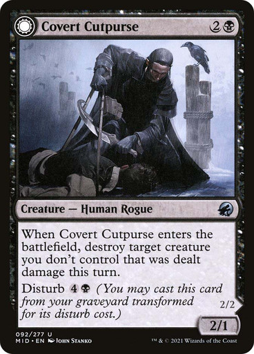 Covert Cutpurse // Covetous Geist | Innistrad: Midnight Hunt | Star ...