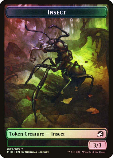 {Insect Token} // {Zombie Token} (2/2) | Innistrad: Midnight Hunt ...