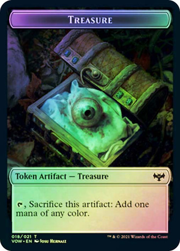 {Treasure Token} // {Wolf Token} (3/2) | Innistrad: Crimson Vow | Star ...