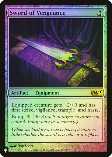 Sword of Vengeance | Planeswalker Symbol Reprints | Star City Games