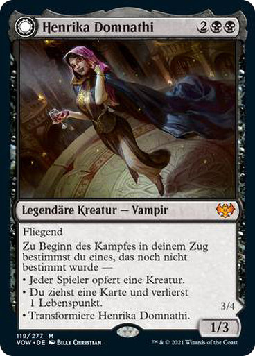 Henrika Domnathi // Henrika, Infernal Seer | Innistrad: Crimson Vow - German | Star City Games