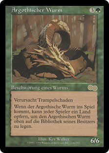 Argothian Wurm | Urza's Saga - German | Star City Games