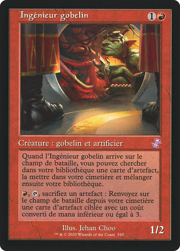 Goblin Engineer (Retro Frame) | Time Spiral Remastered - Timeshifted ...