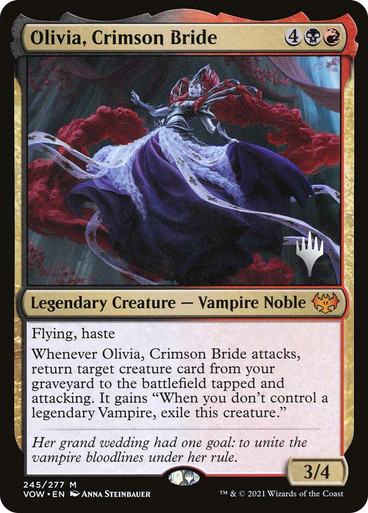 Olivia, Crimson Bride (Promo Pack) (Innistrad: Crimson Vow) | Promo ...