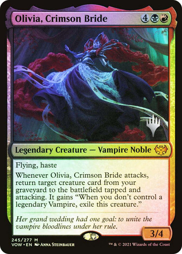 Olivia, Crimson Bride (Promo Pack) (Innistrad: Crimson Vow) | Promo ...