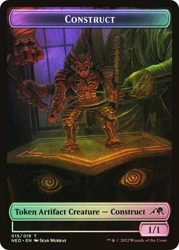 {Construct Token} (1/1) // {Samurai Token} | Kamigawa: Neon Dynasty ...