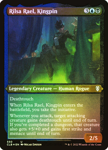 Rilsa Rael, Kingpin (Foil Etched) | Commander Legends: Battle for ...