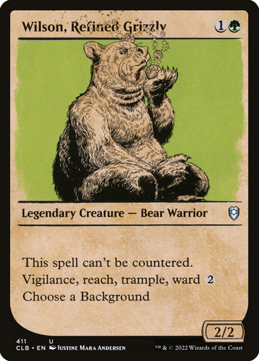 Wilson, Refined Grizzly (Showcase) | Commander Legends: Battle for ...