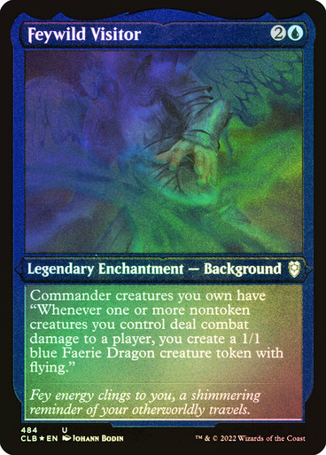 Feywild Visitor (Foil Etched) | Commander Legends: Battle for Baldur's ...