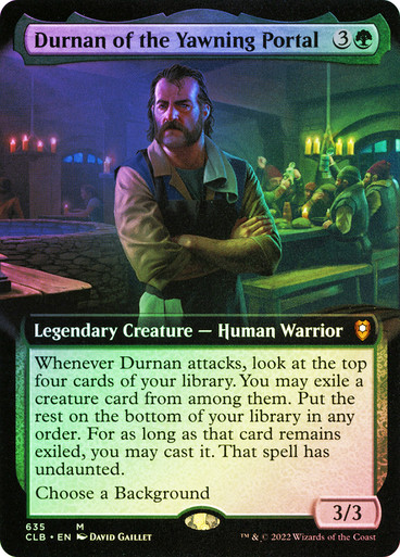 Durnan of the Yawning Portal (Extended Art) | Commander Legends: Battle ...