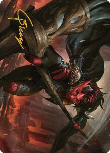 {Karlach, Fury of Avernus Art Card} (#34) (Signed) | Art Series ...