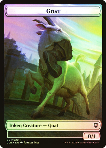 {Goat Token} // {Treasure Token} | Commander Legends: Battle for Baldur ...