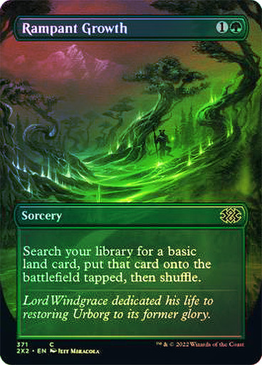 Rampant Growth (Borderless) | Double Masters 2022 - Variants | Star ...