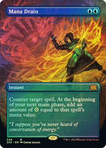 Mana Drain (Borderless) | Double Masters 2022 - Variants | Star City Games
