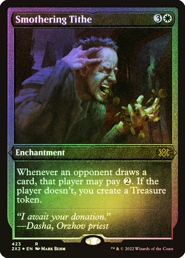 Smothering Tithe (Foil Etched) | Double Masters 2022 - Alternate Foil | Star City Games
