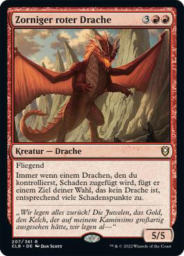 Wrathful Red Dragon | Commander Legends: Battle for Baldur's Gate ...