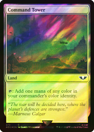 Command Tower (#272) (Surge Foil) | Warhammer 40,000 Commander - Surge ...